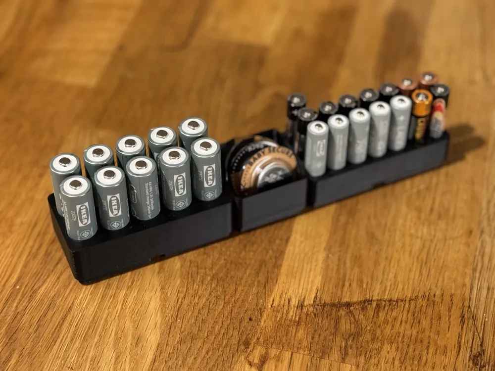 Gridfinity Battery Box for Gridfinity with Pin by Apumia MakerWorld ...