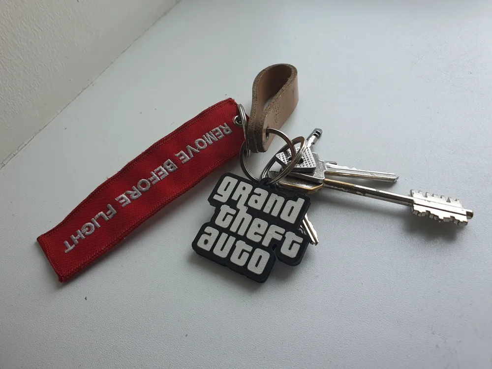 Grand Theft Auto Keychain by Gerardasst - MakerWorld