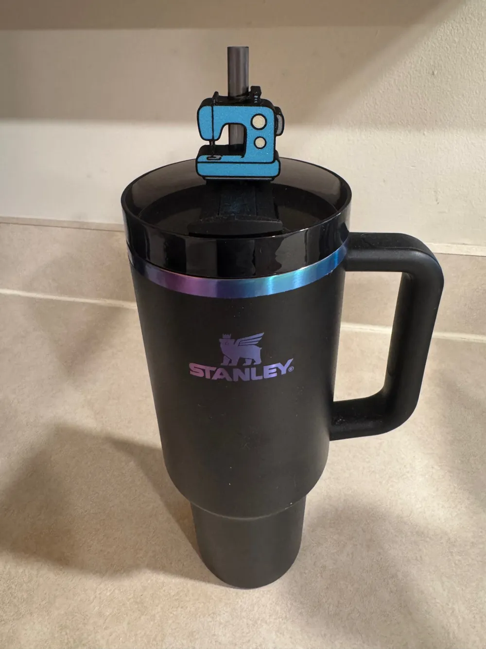 Sewing Machine Stanley Cup Straw Topper by Carman3D MakerWorld ...