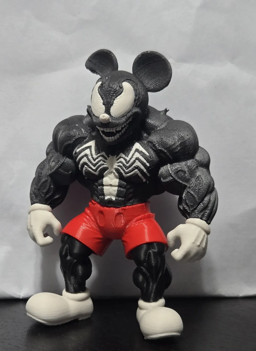 Venom Mickey – Hyper Muscular Symbiote - Free 3D Print Model - MakerWorld