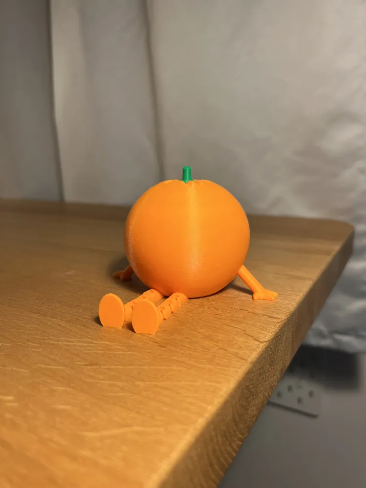 Articulated Orange Buddy - Free 3D Print Model - MakerWorld
