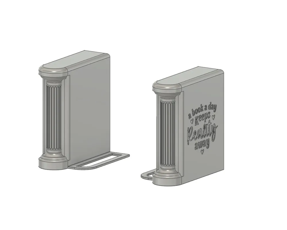 Decorative Book Nook Ends - Free 3D Print Model - MakerWorld