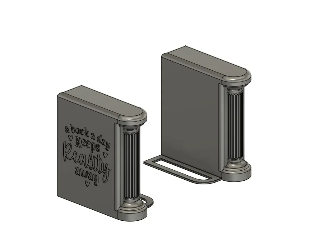 Decorative Book Nook Ends - Free 3D Print Model - MakerWorld