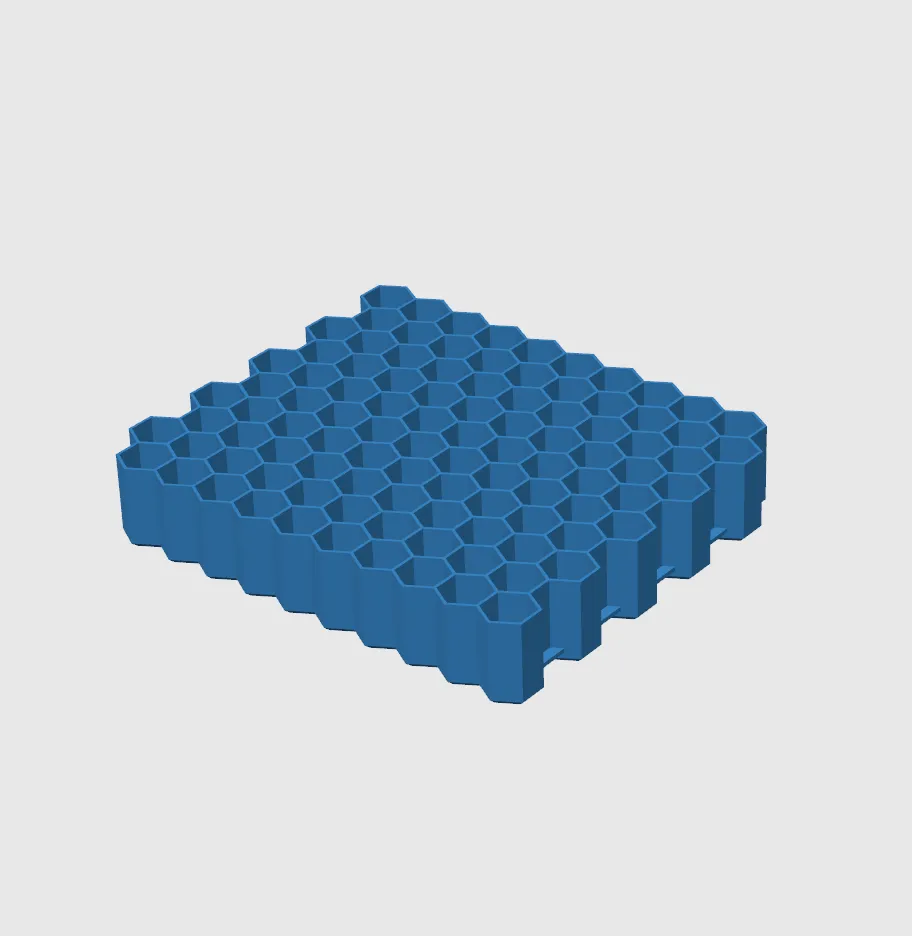 Vial Ampule Hexacomb storage by Obfuscated - MakerWorld