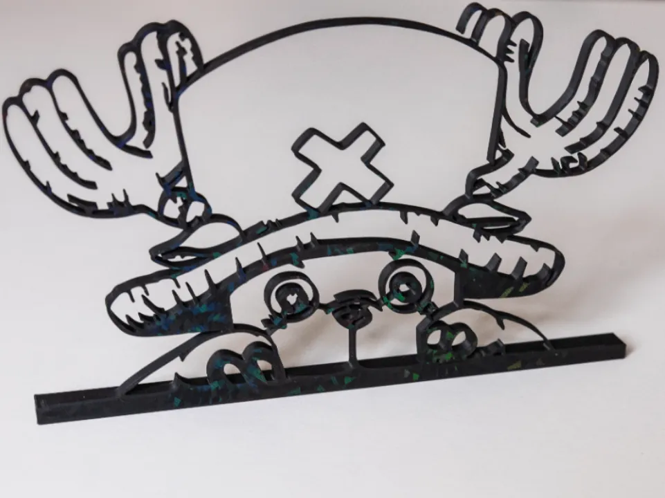 Tony Tony Chopper – One Piece Outline Wall Art - Free 3D Print Model ...