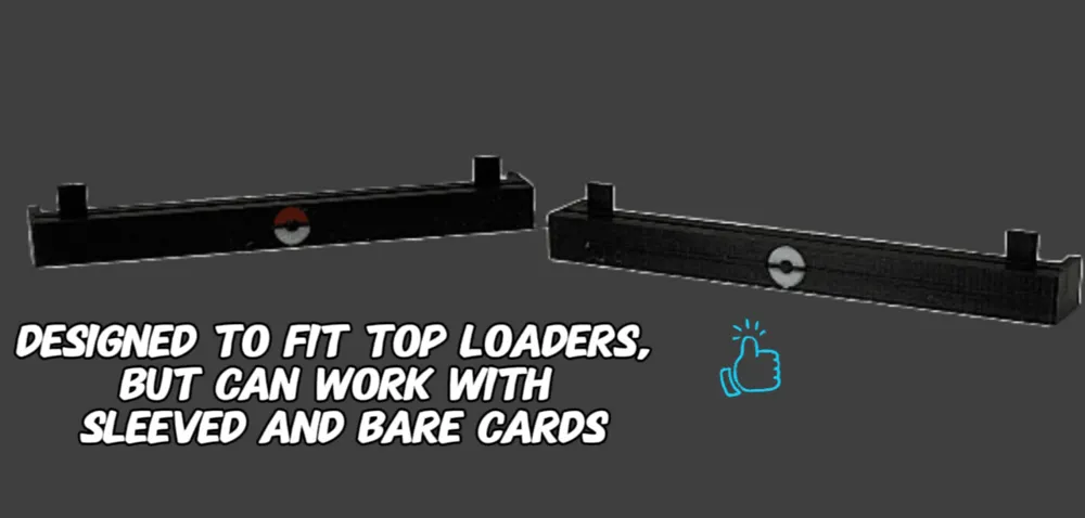 TCG Card display stand 2.0 Fast Print by Collectables Cavern MakerWorld ...