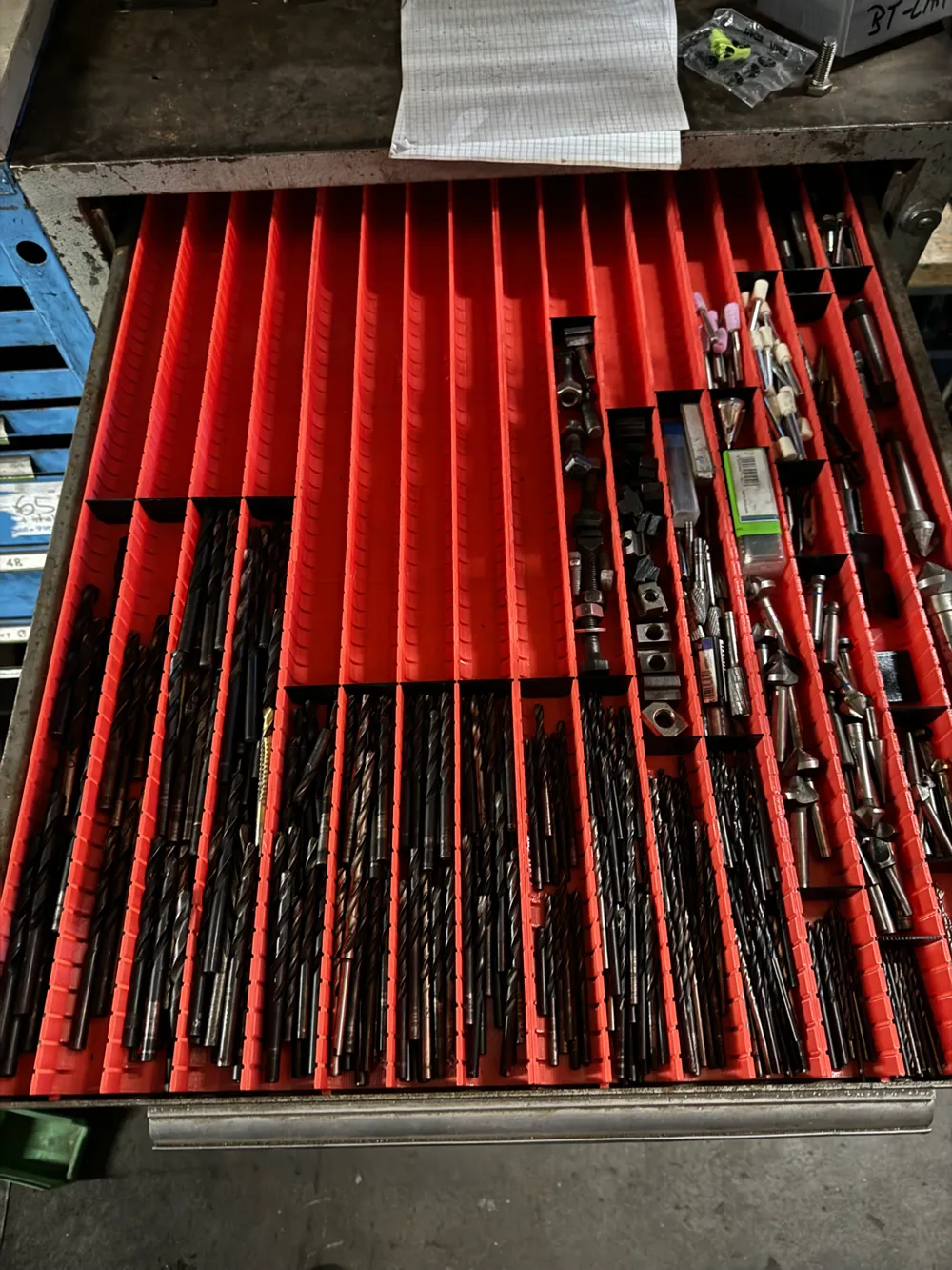 Bohrermulden, Bohrer sortieren, Organisieren Bohrer, Drill Organisier ...