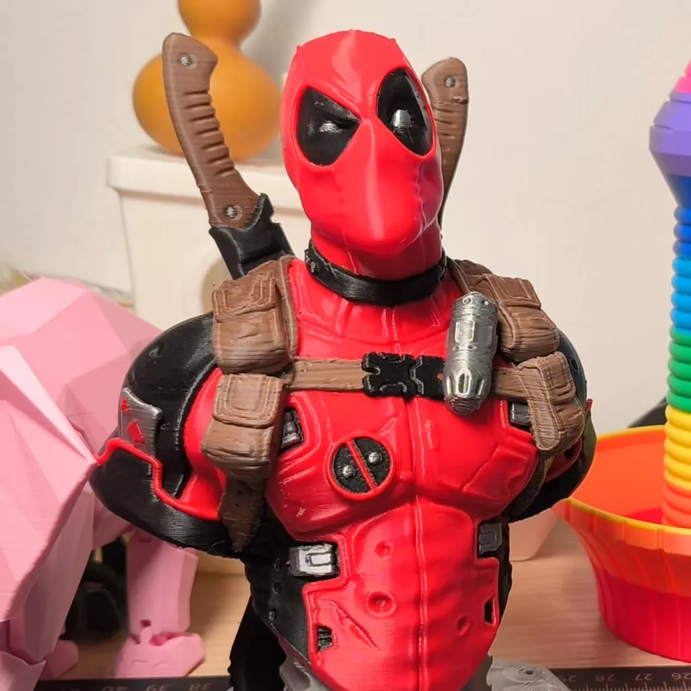 Colored Deadpool Remixed by Sundae.Liu - MakerWorld