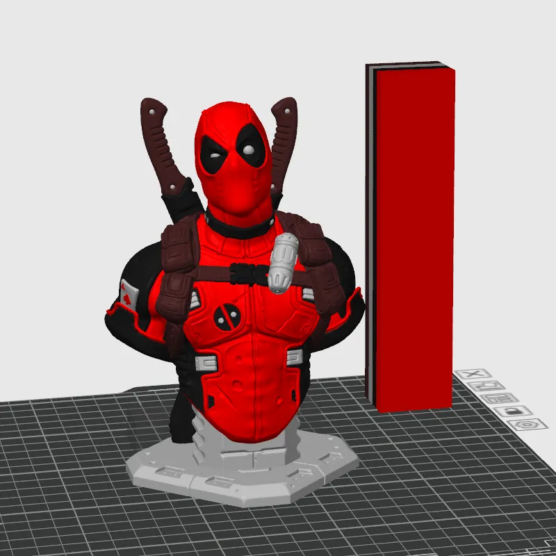 Colored Deadpool Remixed by Sundae.Liu - MakerWorld