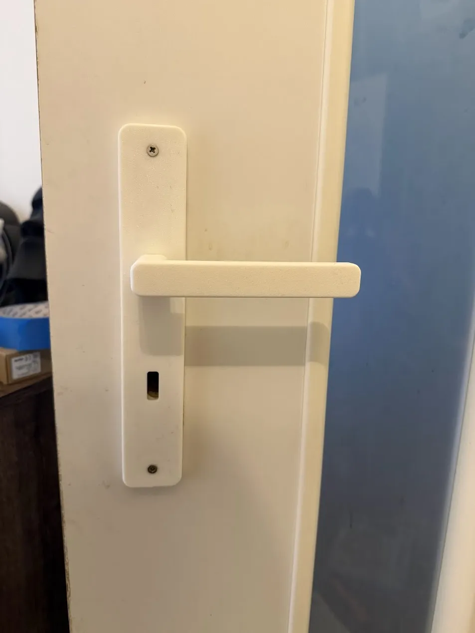 3D Printed Door Handle with and without Lock Cover by lubospetras ...