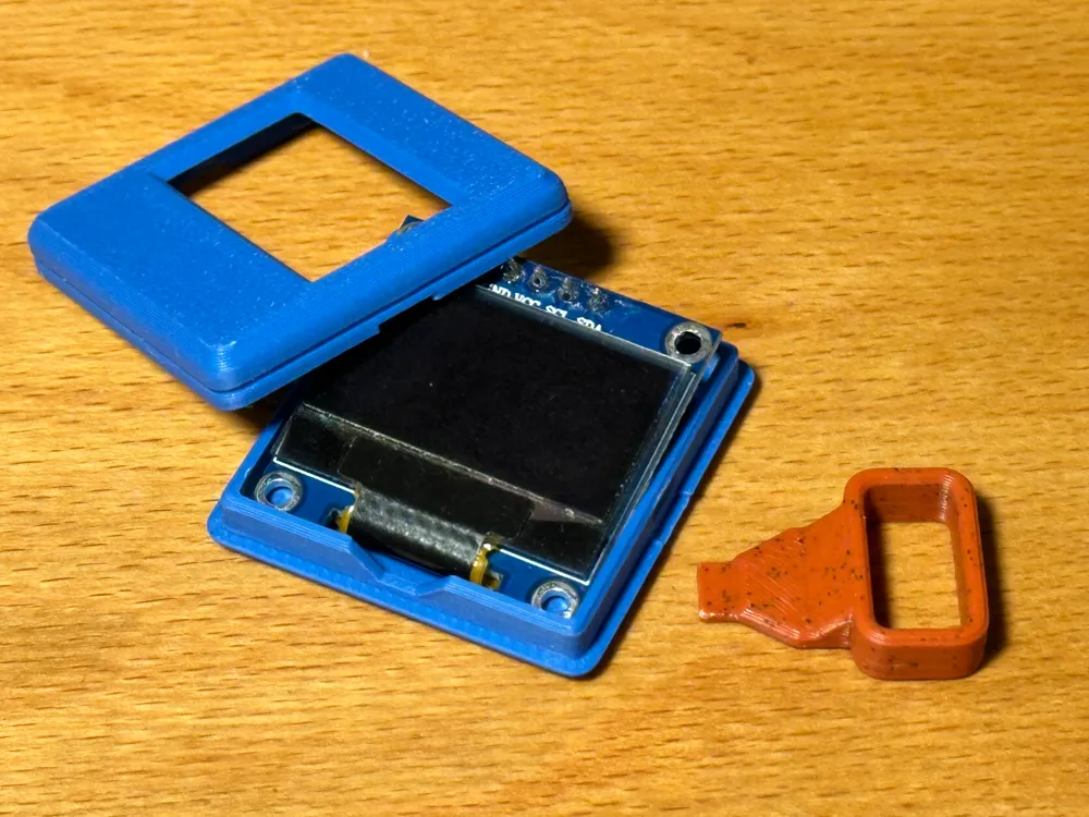 SSD1306 OLED Display Case Kit - Free 3D Print Model - MakerWorld