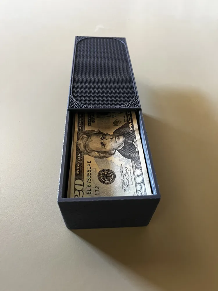 Money Slide-Box - Free 3D Print Model - MakerWorld
