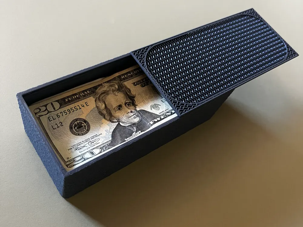 Money Slide-Box - Free 3D Print Model - MakerWorld