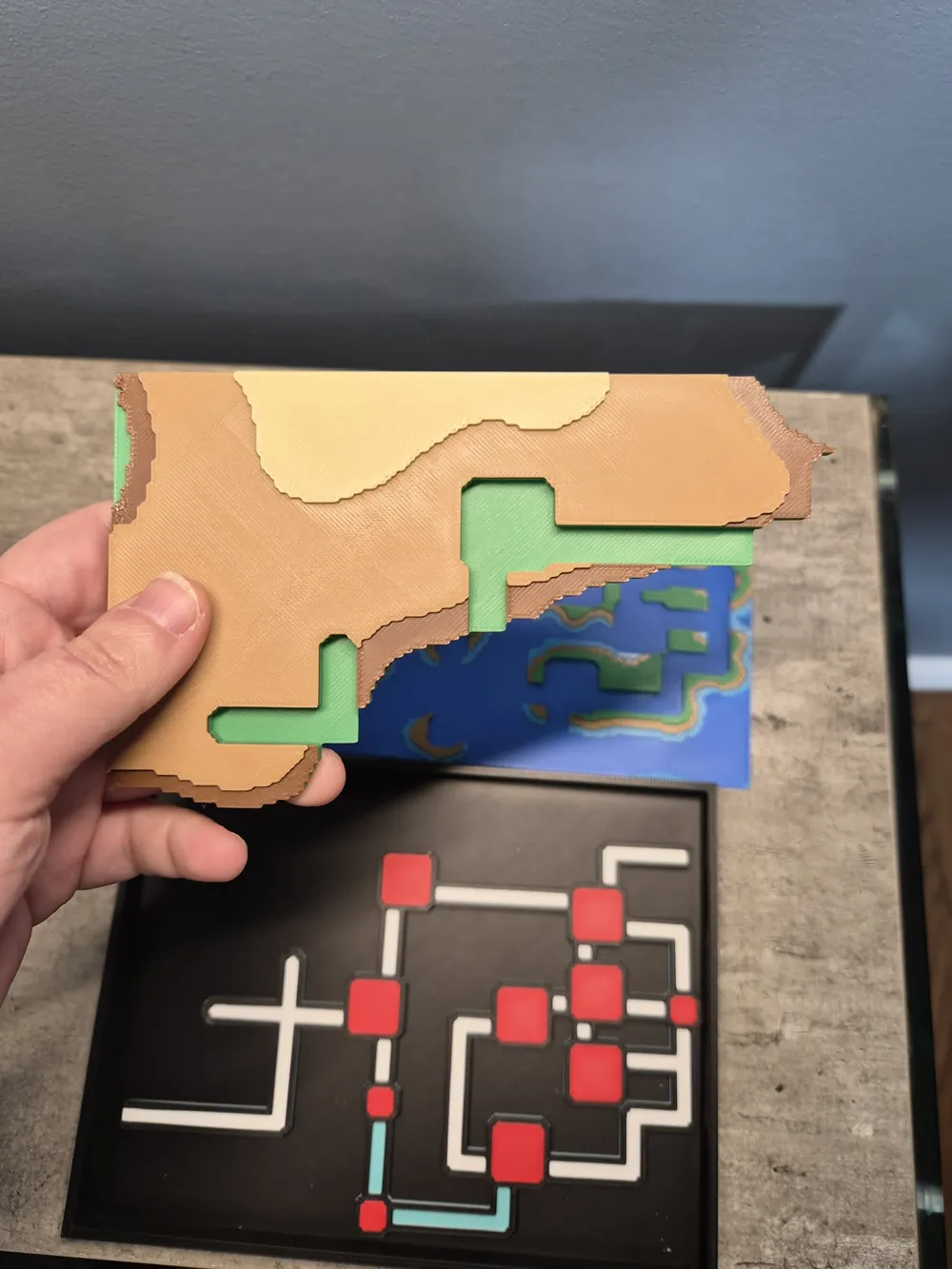 3D Topographic Kanto Region Map - Pokemon Wall Art - Free 3D Print ...