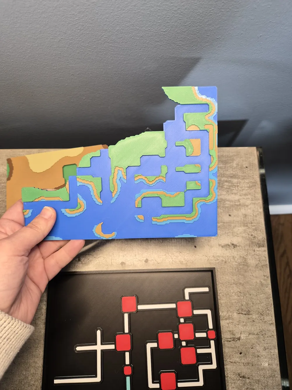 3D Topographic Kanto Region Map - Pokemon Wall Art - Free 3D Print ...