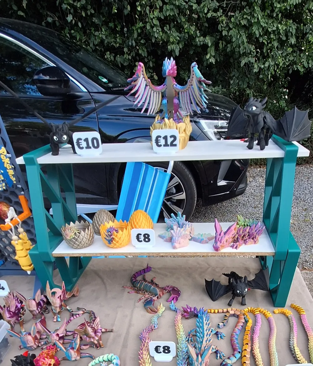 Adjustable shelf brackets for vendor displays - Free 3D Print Model ...