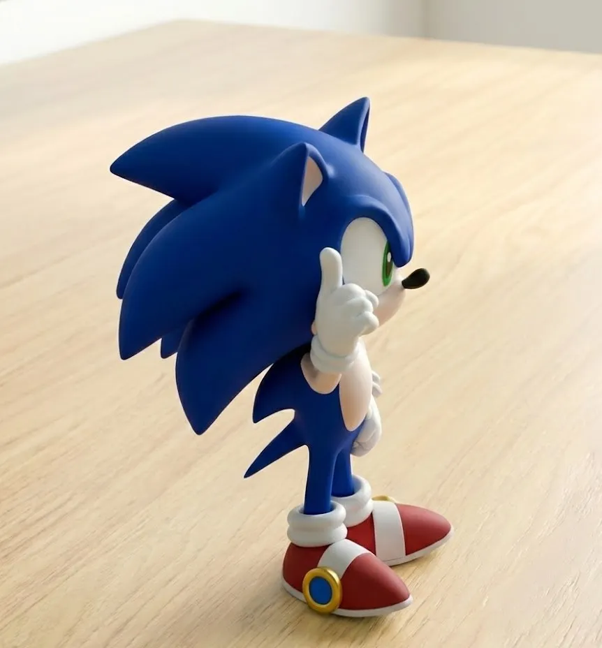 Sonic the Hedgehog - 1/7 Scale Collectible Figure - Free 3D Print Model ...