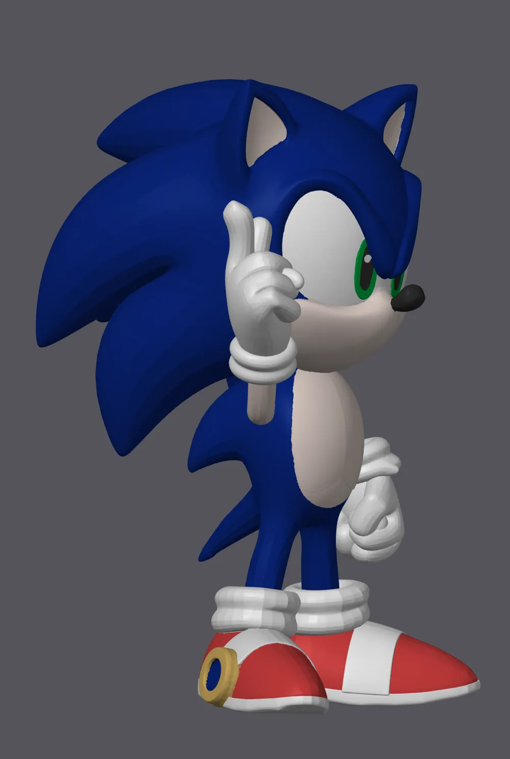 Sonic the Hedgehog - Modelo actualizado - Modelo de impresión 3D ...