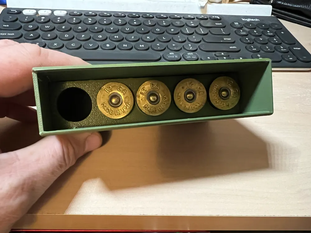 12 Gauge Ammo Box (5 Shells) Remixed by Cowboy Pedski MakerWorld ...