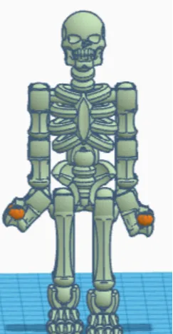 spooky scary skeleton by C0ding1010 MakerWorld: Download Free 3D Models