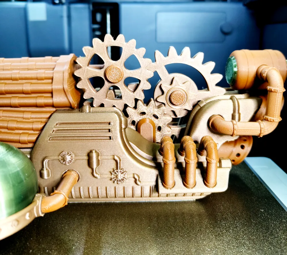 Steampunk Space Ship - Free 3D Print Model - MakerWorld