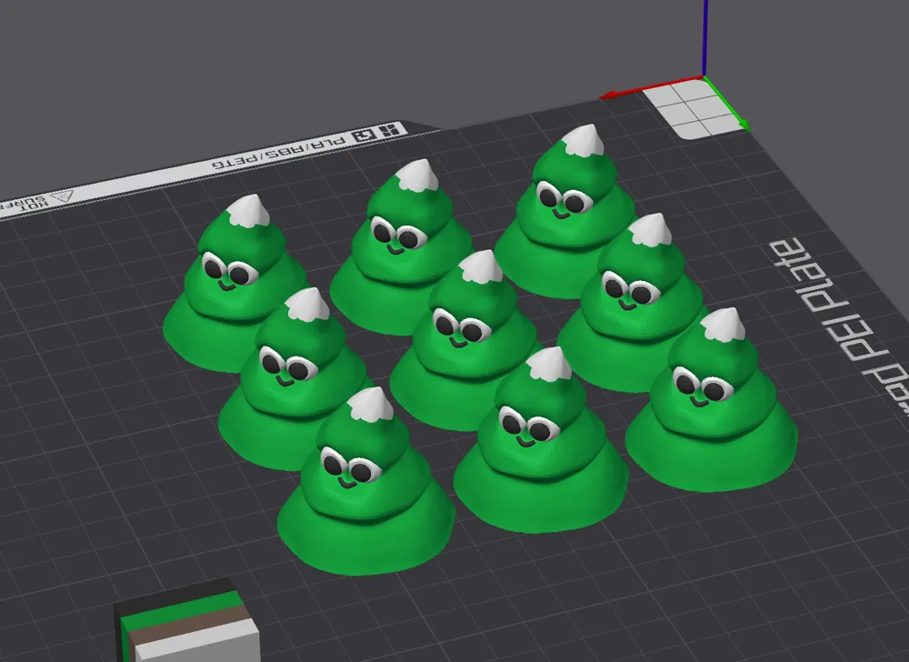 Christmas tree | wobbling legs | print in place by PeliX3D MakerWorld ...