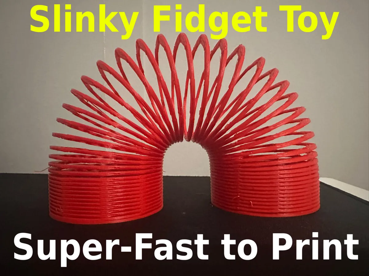 Fast-Printing Slinky Fidget Toy - Free 3D Print Model - MakerWorld