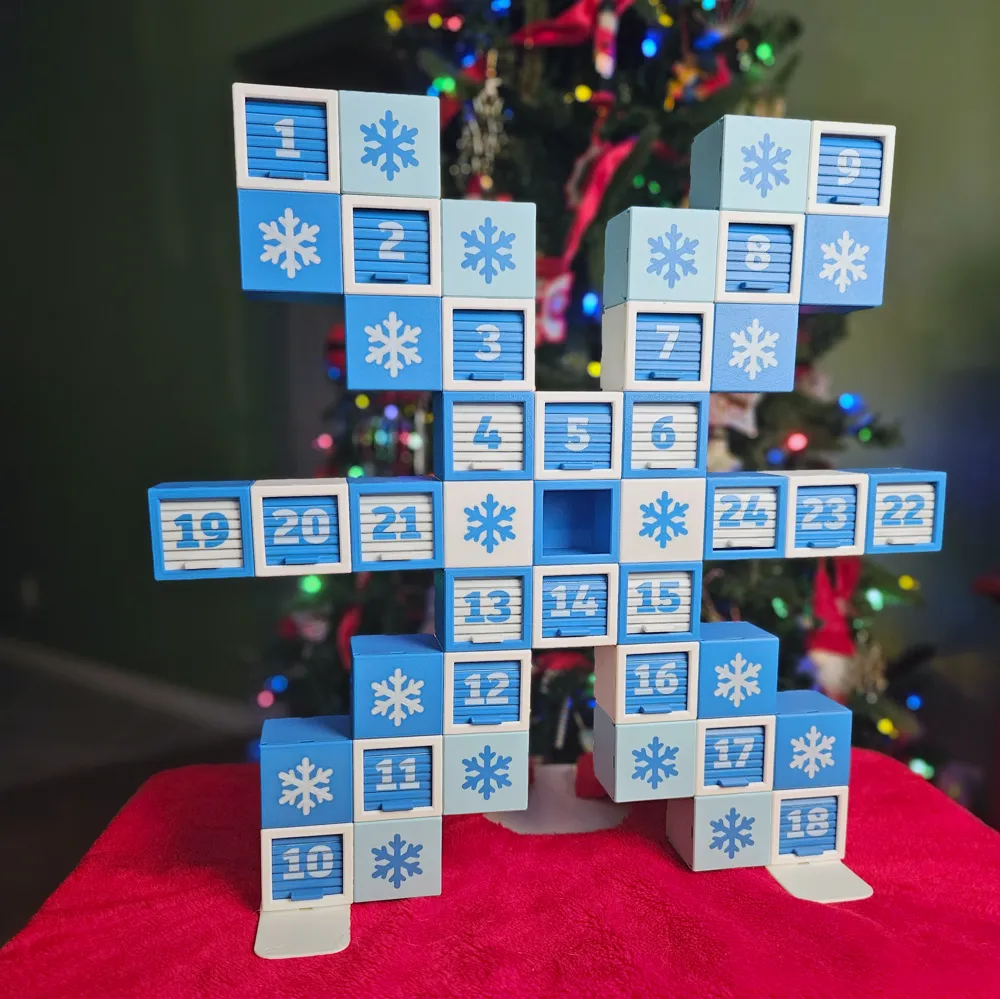 Design-Your-Own Advent Calendar Blocks Kit - Free 3D Print Model ...