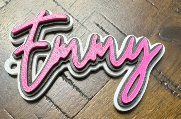 Emmy Personalized Keychain by KameKami - MakerWorld