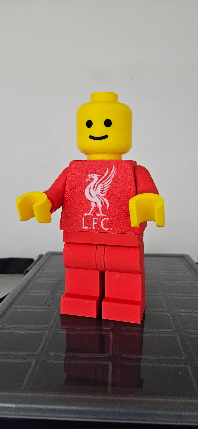 Brick Man Liverpool 20cm - Free 3D Print Model - MakerWorld