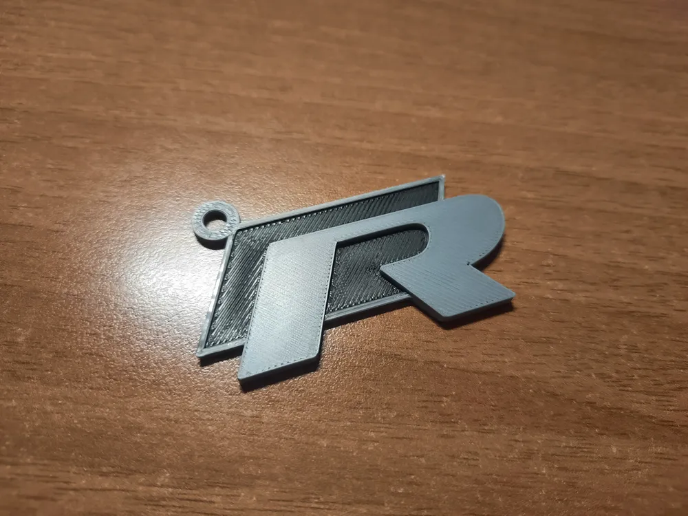Old Volkswagen R Logo - Keychain by Luke-Leek-98 - MakerWorld