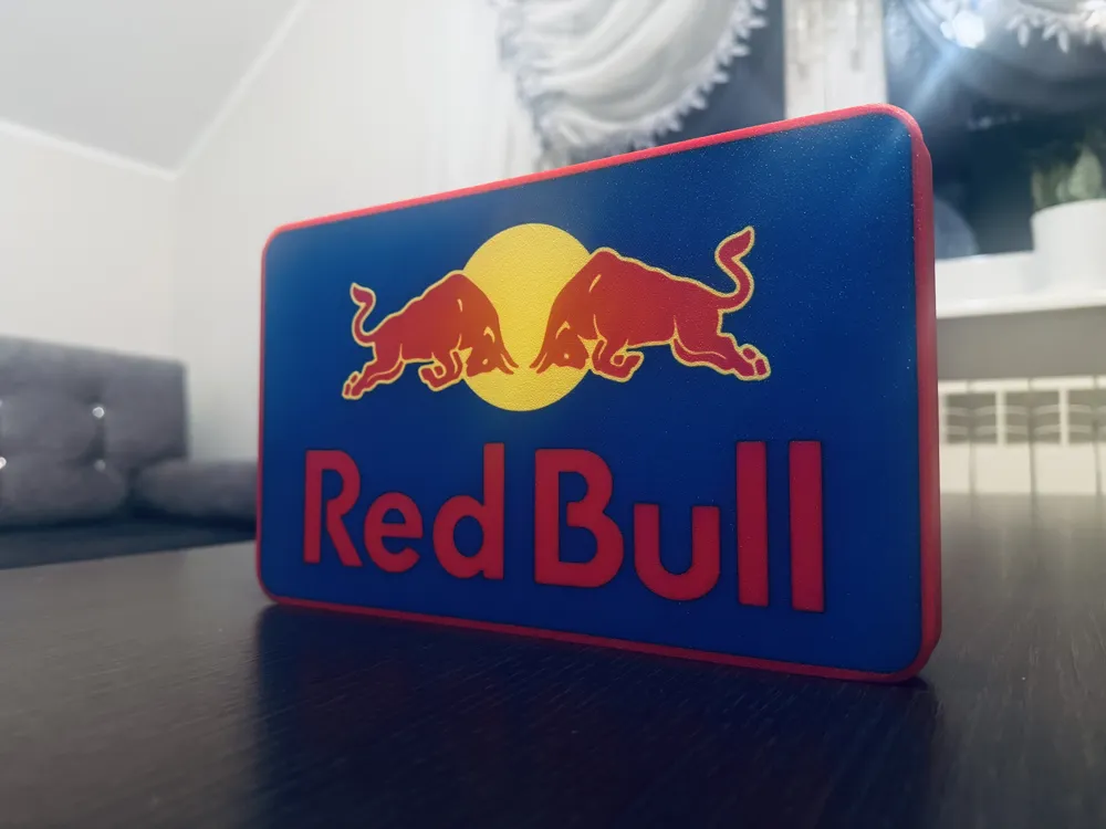 RED BULL lightbox - Free 3D Print Model - MakerWorld