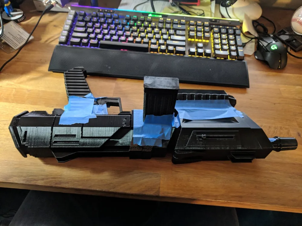 Star Wars DC-17m Clone Commando Blaster Rifle by Horvaticus - MakerWorld