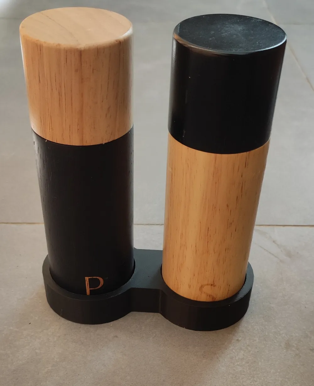 Salt and Pepper Shaker Holder - Free 3D Print Model - MakerWorld