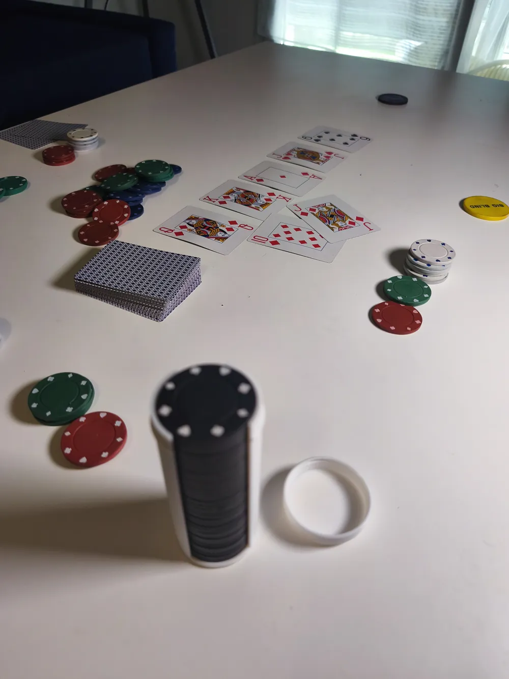 Portable Poker Chip Storage 1x or 3x Column Design - Free 3D Print ...