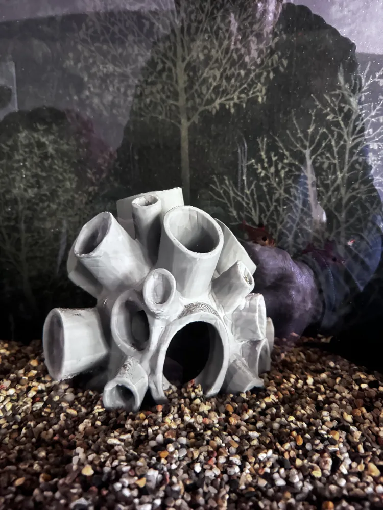 Fish tank Pipes decor by 3DEEMN MakerWorld: Download Free 3D Models