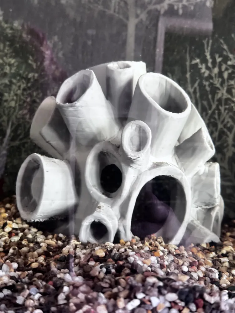 Fish tank Pipes decor by 3DEEMN MakerWorld: Download Free 3D Models