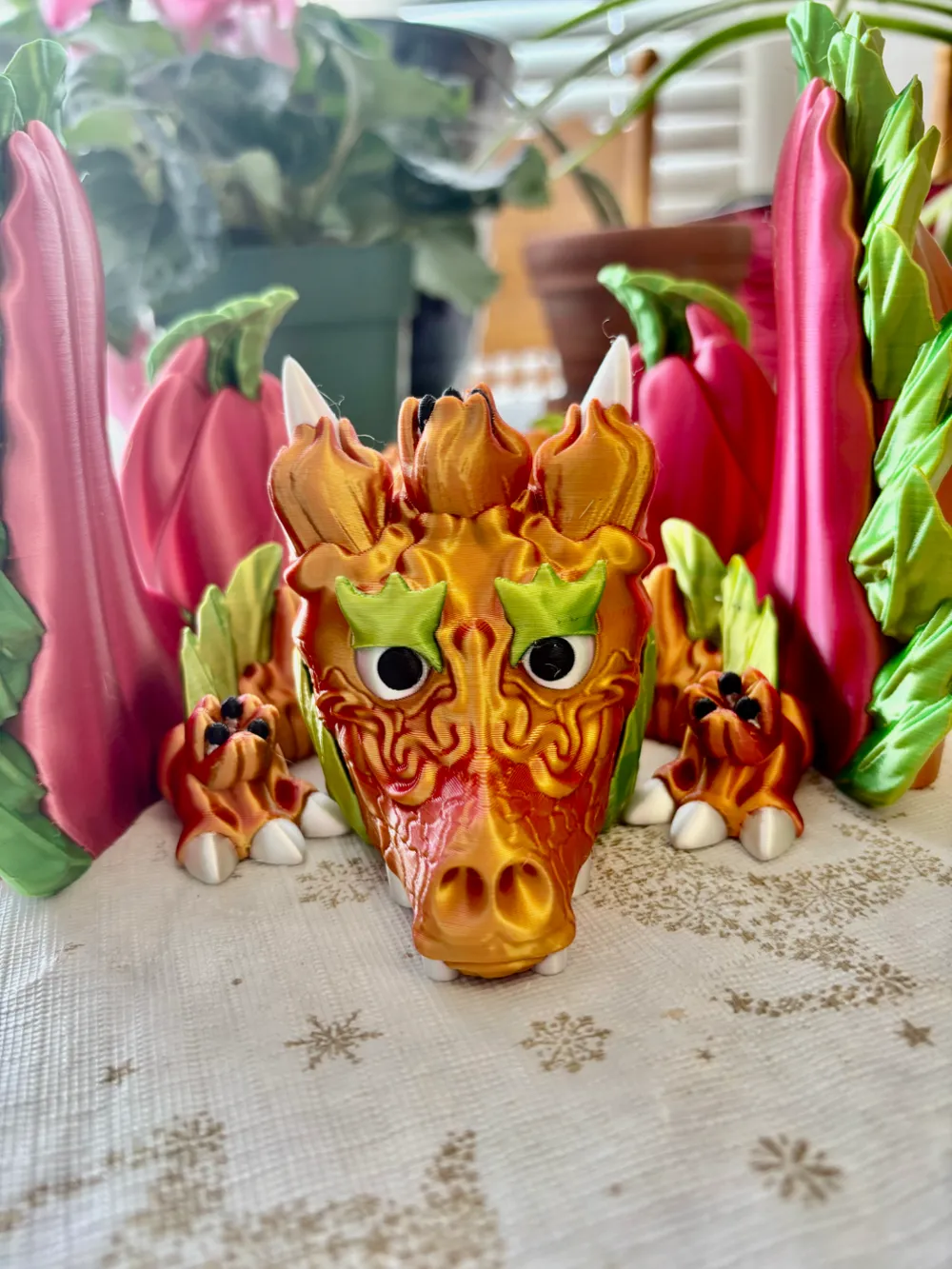 Jamaican Ackee Fruit Dragon by iBrawn3D MakerWorld: Download Free 3D Models