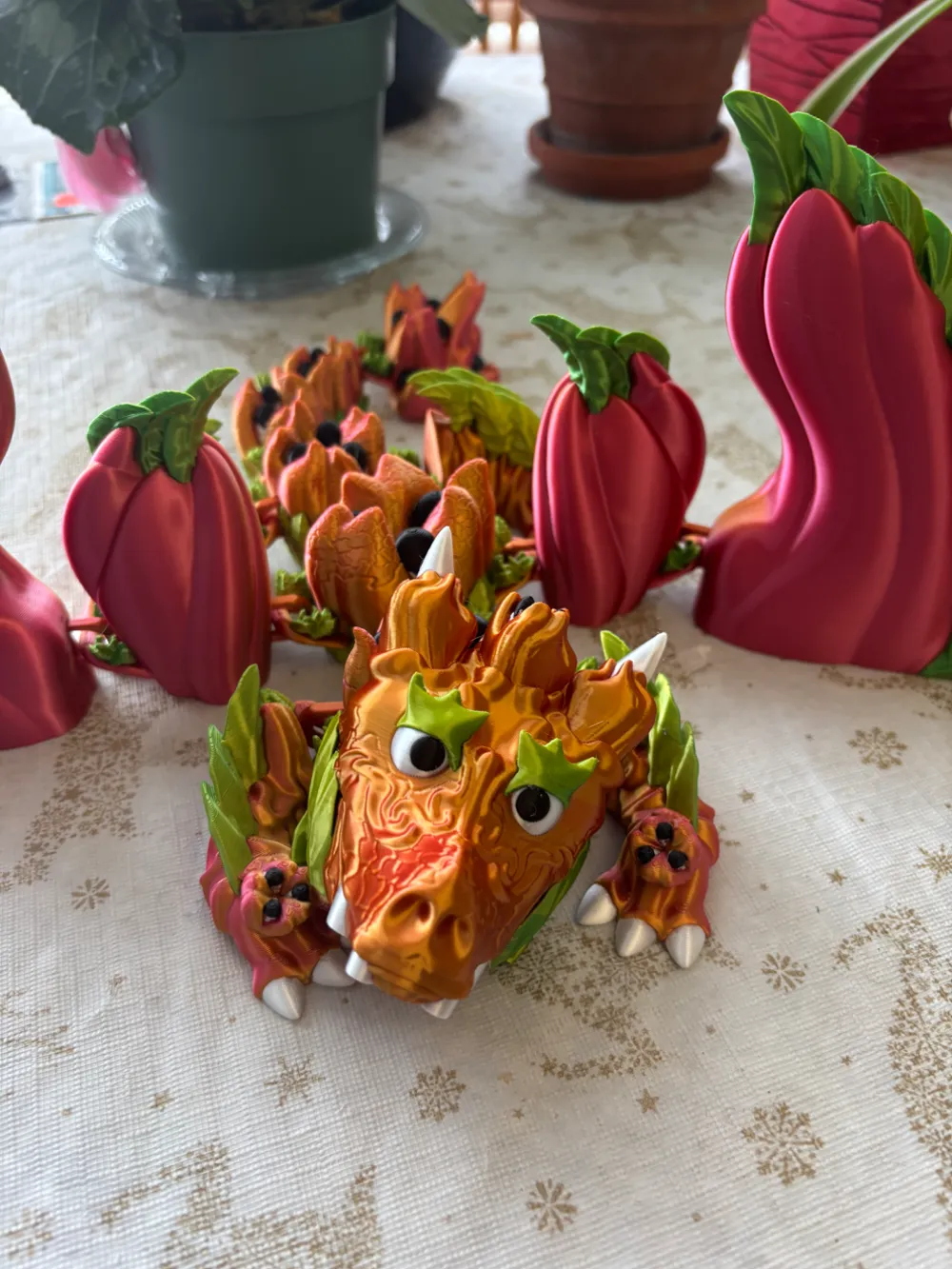 Jamaican Ackee Fruit Dragon by iBrawn3D MakerWorld: Download Free 3D Models