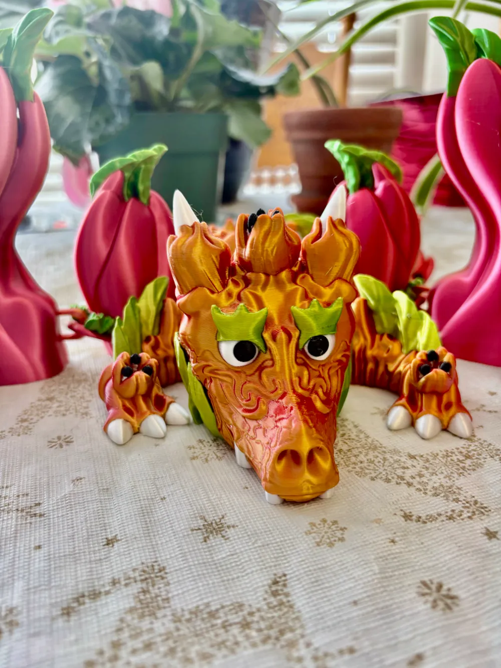 Jamaican Ackee Fruit Dragon by iBrawn3D MakerWorld: Download Free 3D Models