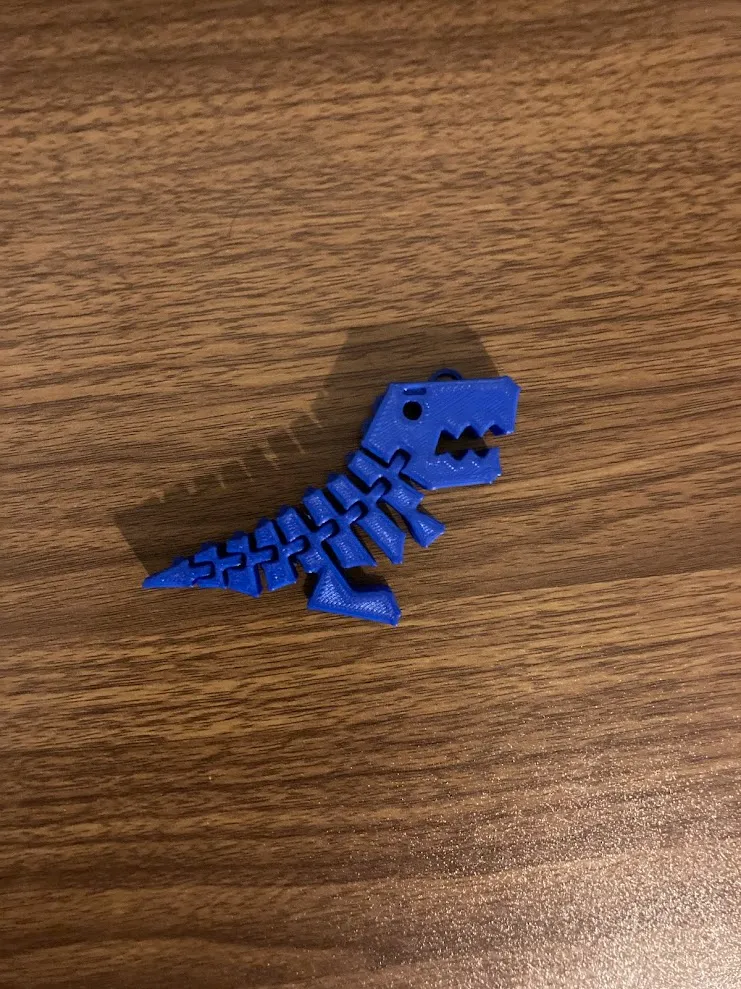 Flexi Rex Keychain Remixed by Random_Prints - MakerWorld