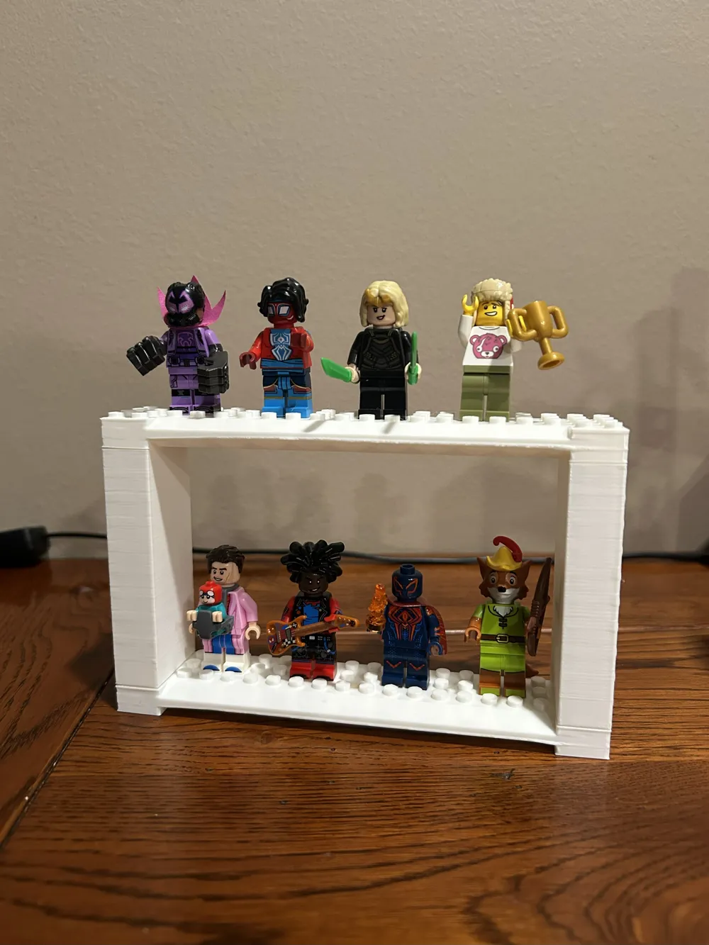 Buildable Minifig Shelf by Camgineer Creations MakerWorld: Download ...