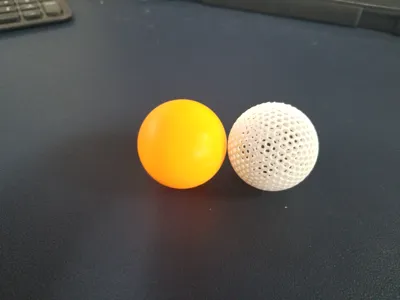 "Airless" Ping Pong Ball - Table Tennis Ball - Free 3D Print Model ...