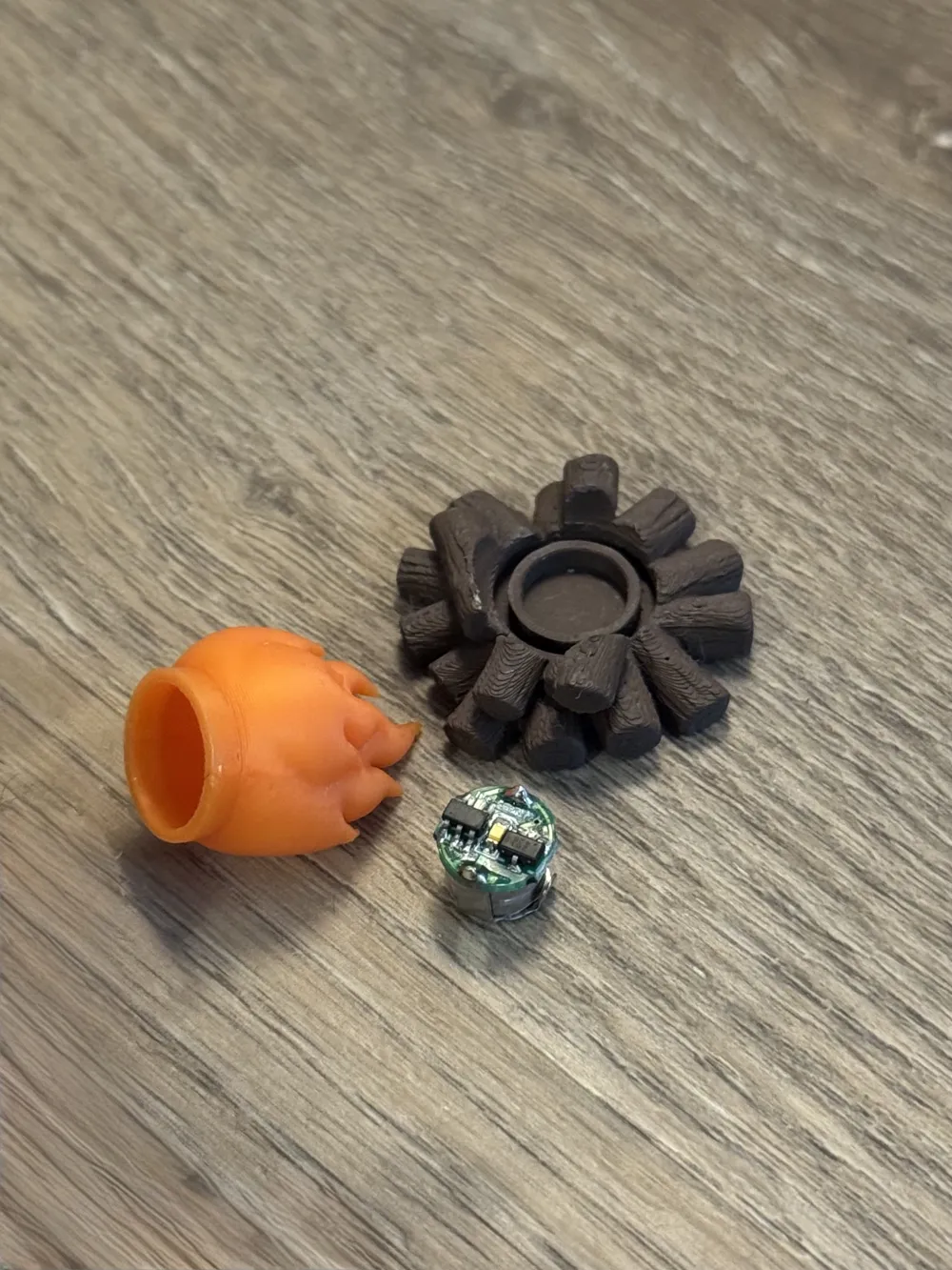 Tiny Log Fire - Free 3D Print Model - MakerWorld