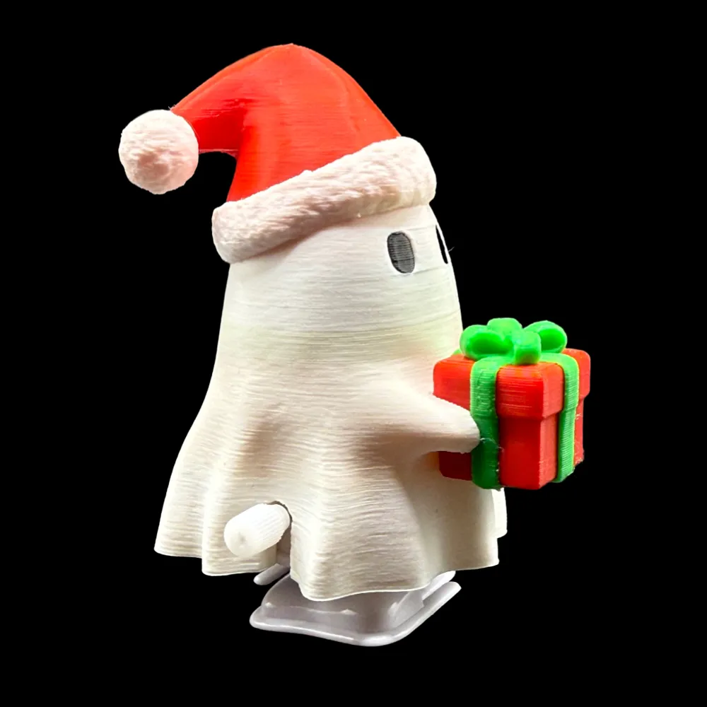 Walking Christmas Ghost - Free 3D Print Model - MakerWorld