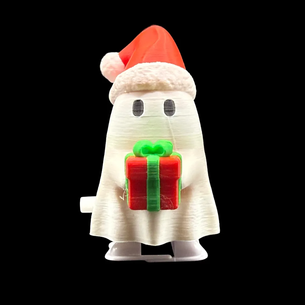 Walking Christmas Ghost - Free 3D Print Model - MakerWorld
