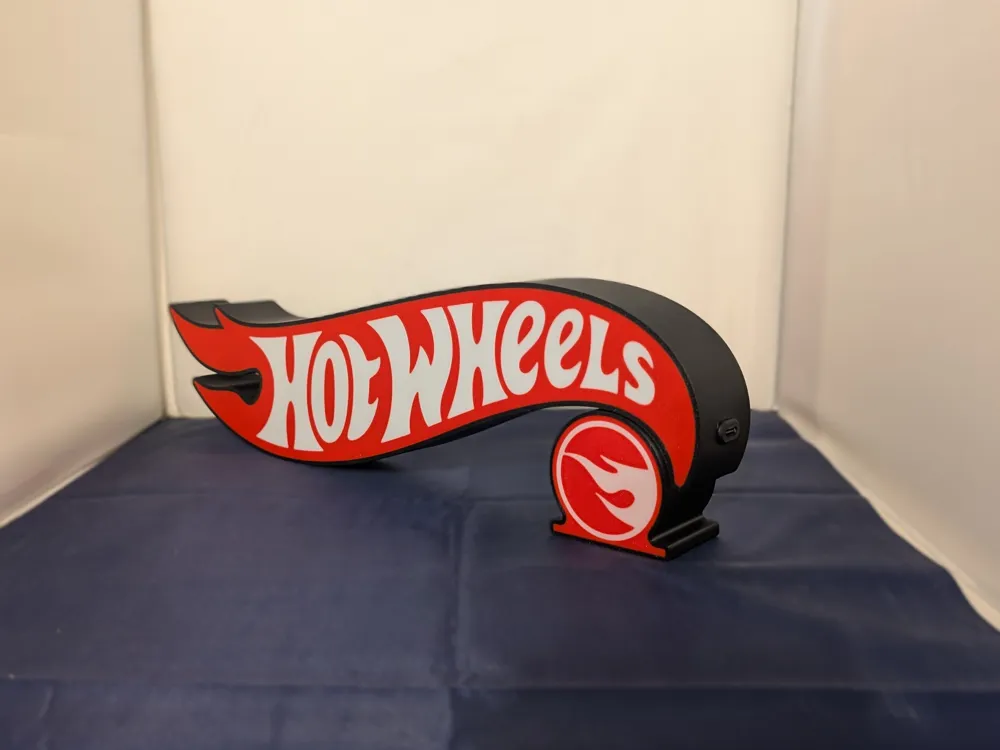 H2D Optimised Hot Wheels Logo Lightbox by KFD MakerWorld: Download Free ...