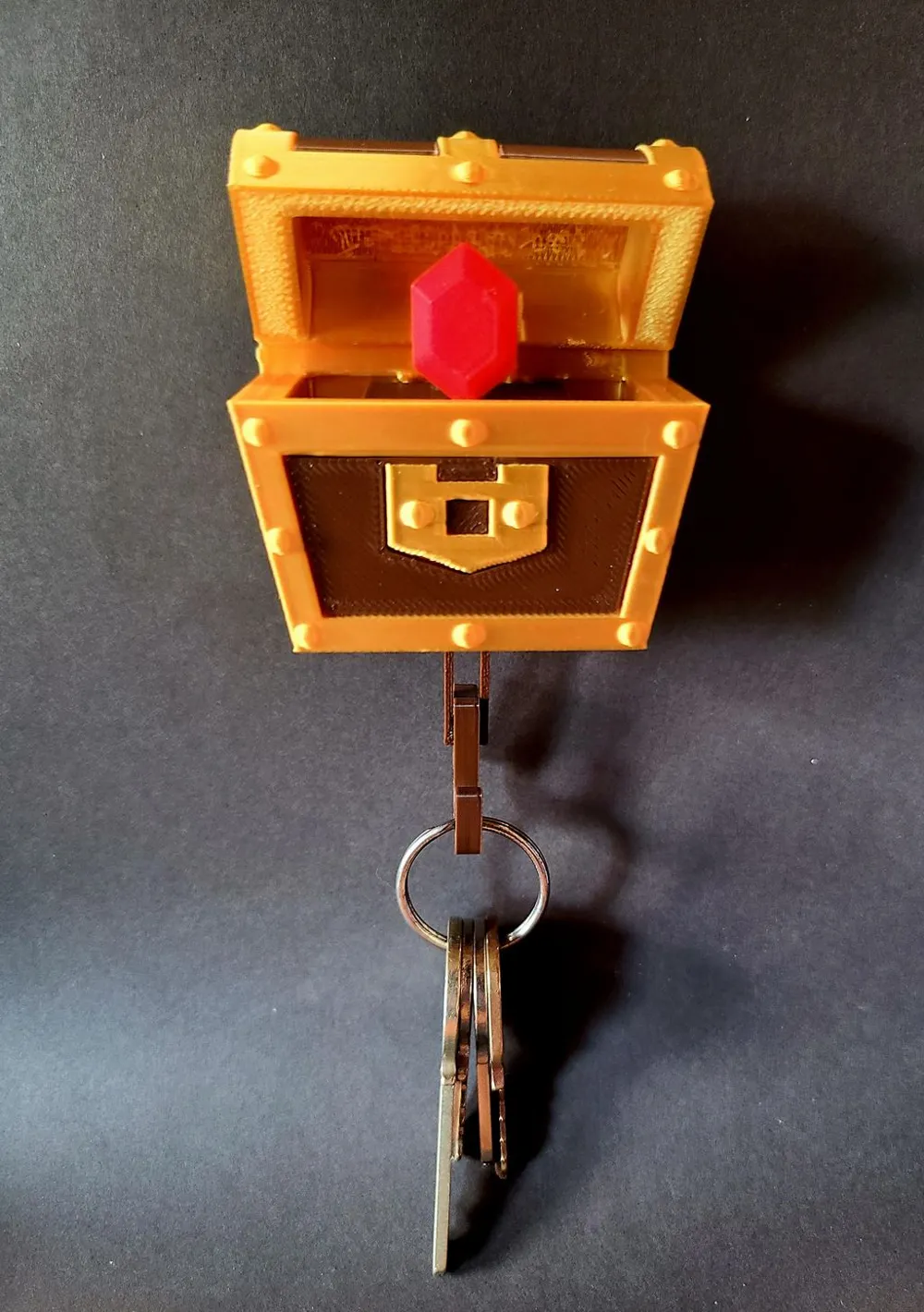 Zelda Treasure Chest Modular Key Hanger - Free 3D Print Model - MakerWorld