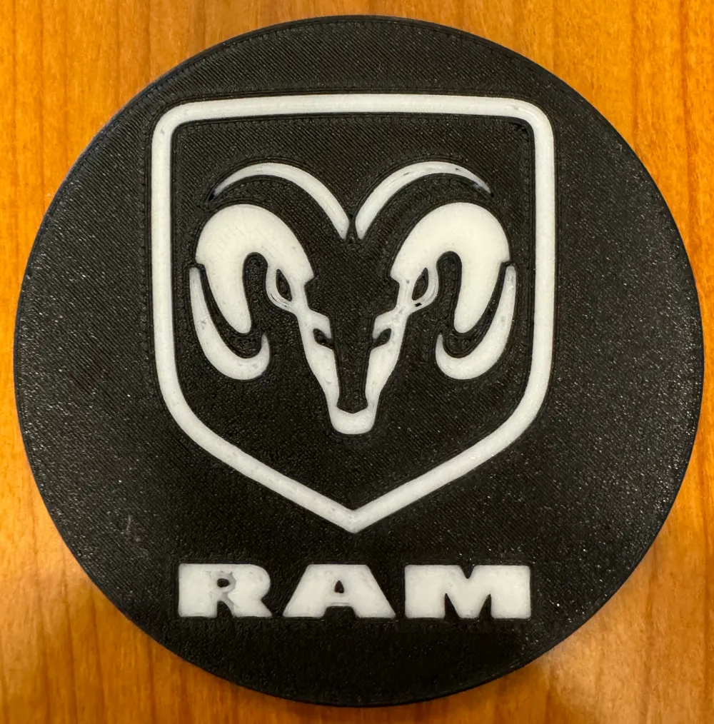Ram Truck Coaster by bancon - MakerWorld