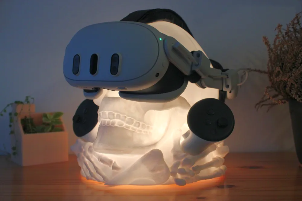 Oculus Meta Quest Skull Stand by superGeometry MakerWorld: Download ...